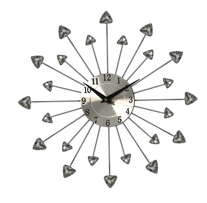 Mirror Triangle Clock | Unique Wall Clocks | W&H Supplies
