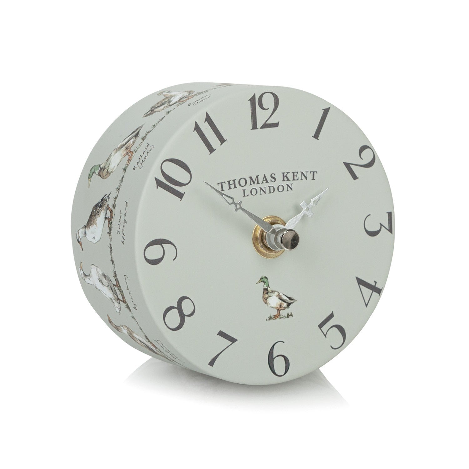 Portobello Clock Ducks and Drakes | Small Table Clock - W&H Supplies