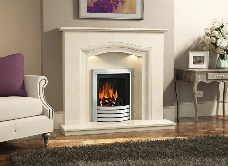 Elgin & Hall Rosalina in Manila Micro Marble Fire Surrounds | W&H Supplies