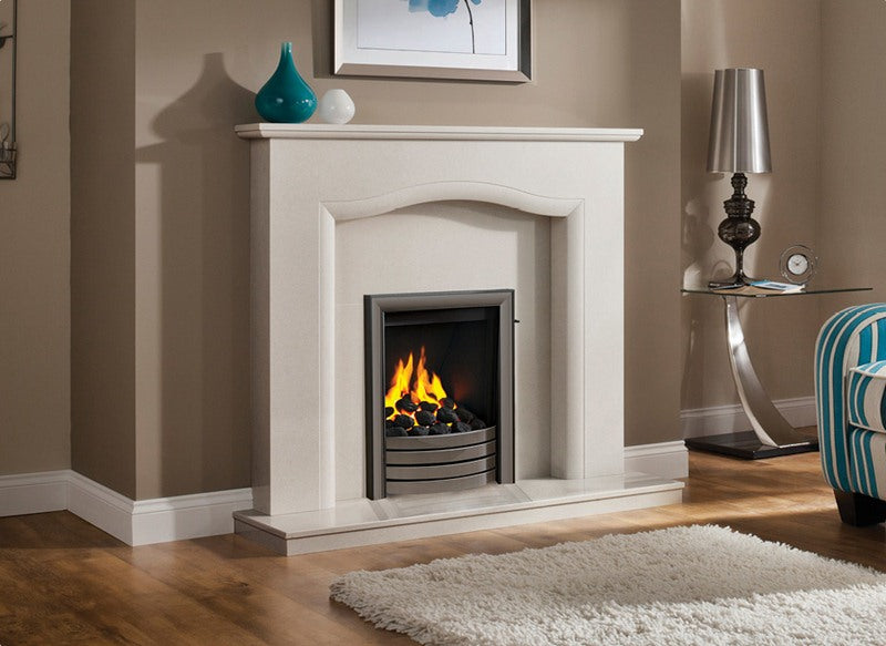 Elgin & Hall Sophia White Micro Marble Fire Surround | W&H Supplies