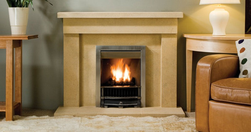 The New Fox Fire Surround | Farmington Stone Fireplace - W&H Supplies