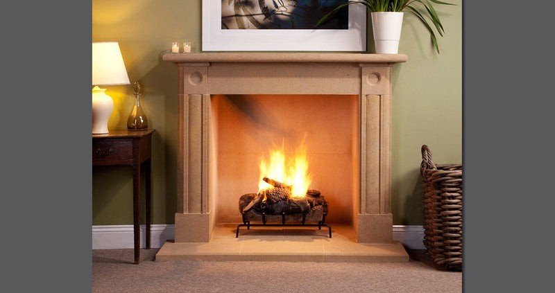 Farmington Stone Quenington Surround | W&H Supplies | Farmington Fireplace